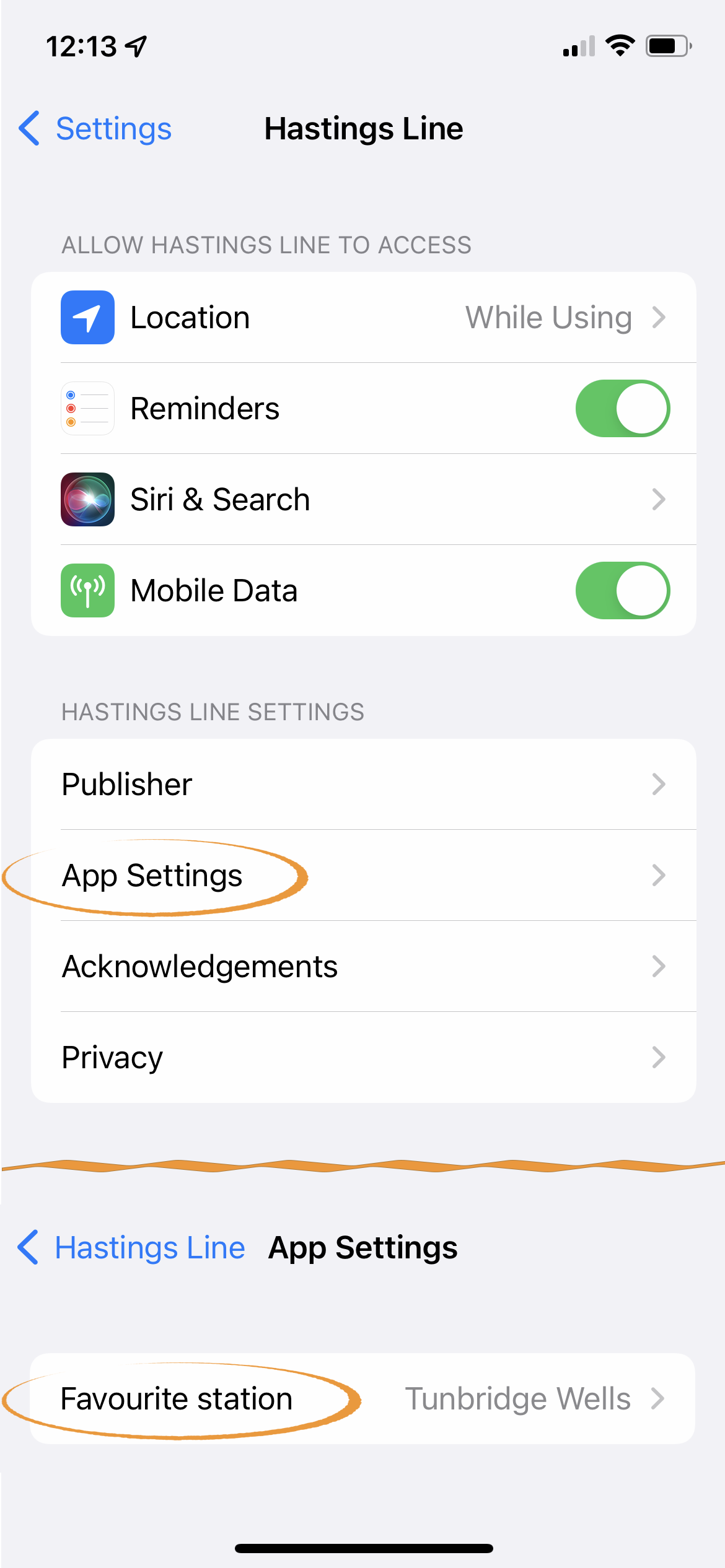User Guide - Hastings Line App